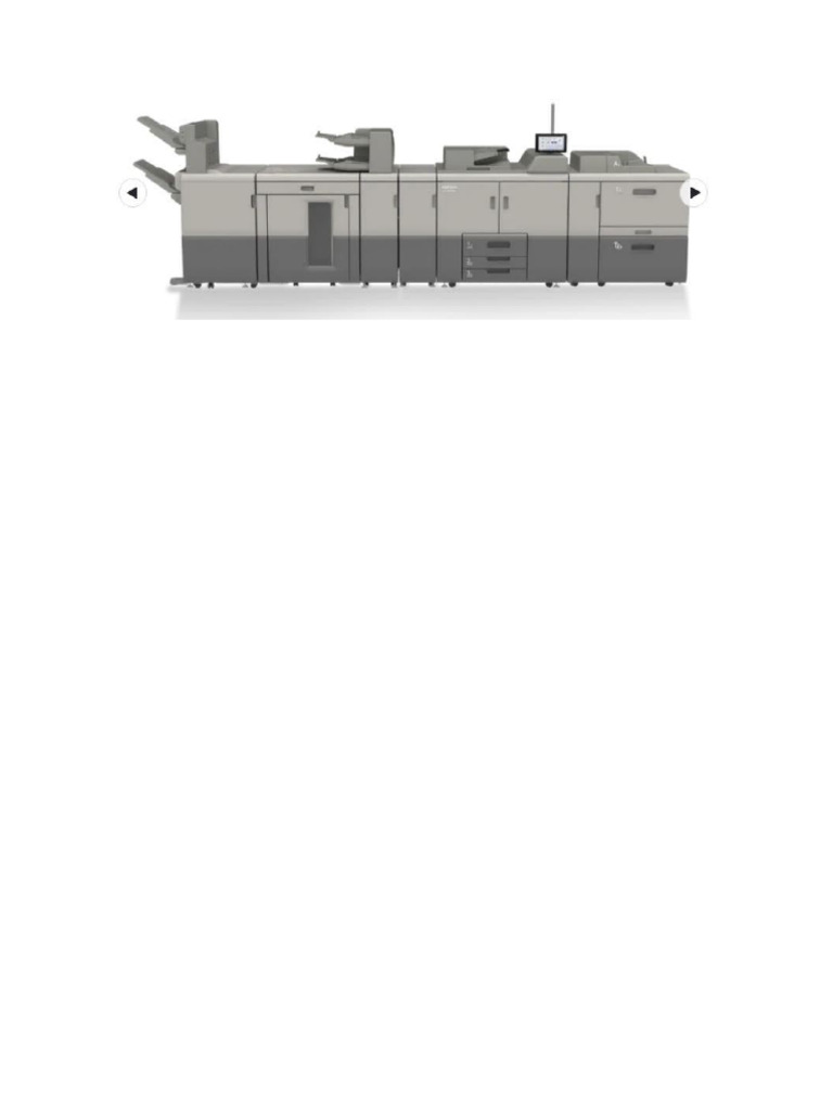 RICOH Pro 8400s | PDF