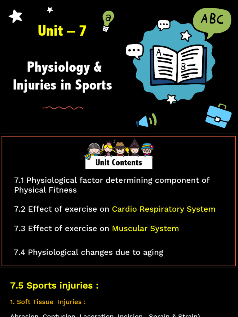 Physiology and Sports Injuries Overview | PDF | Skeletal Muscle ...