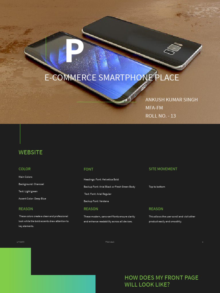 E-Commerce Smartphone Place | PDF | Smartphone | Typefaces
