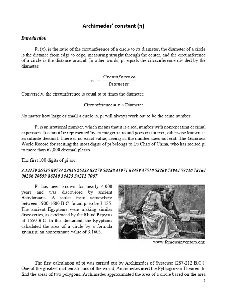 Lab 1 - Pi (Criterion B & C) - Sample | PDF | Pi | Area
