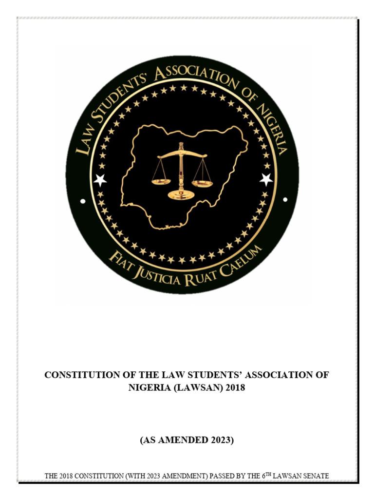 LAWSAN Constitution 2018 Amended 2023 | PDF | United States Senate ...