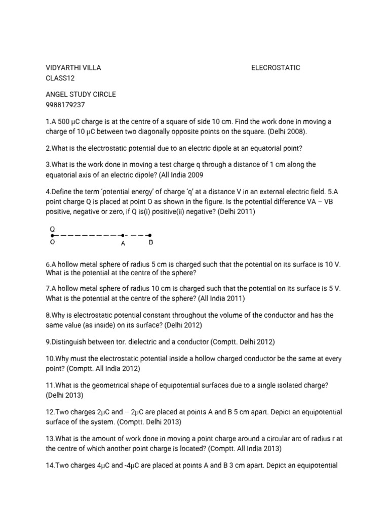 Electrostatic Final | PDF