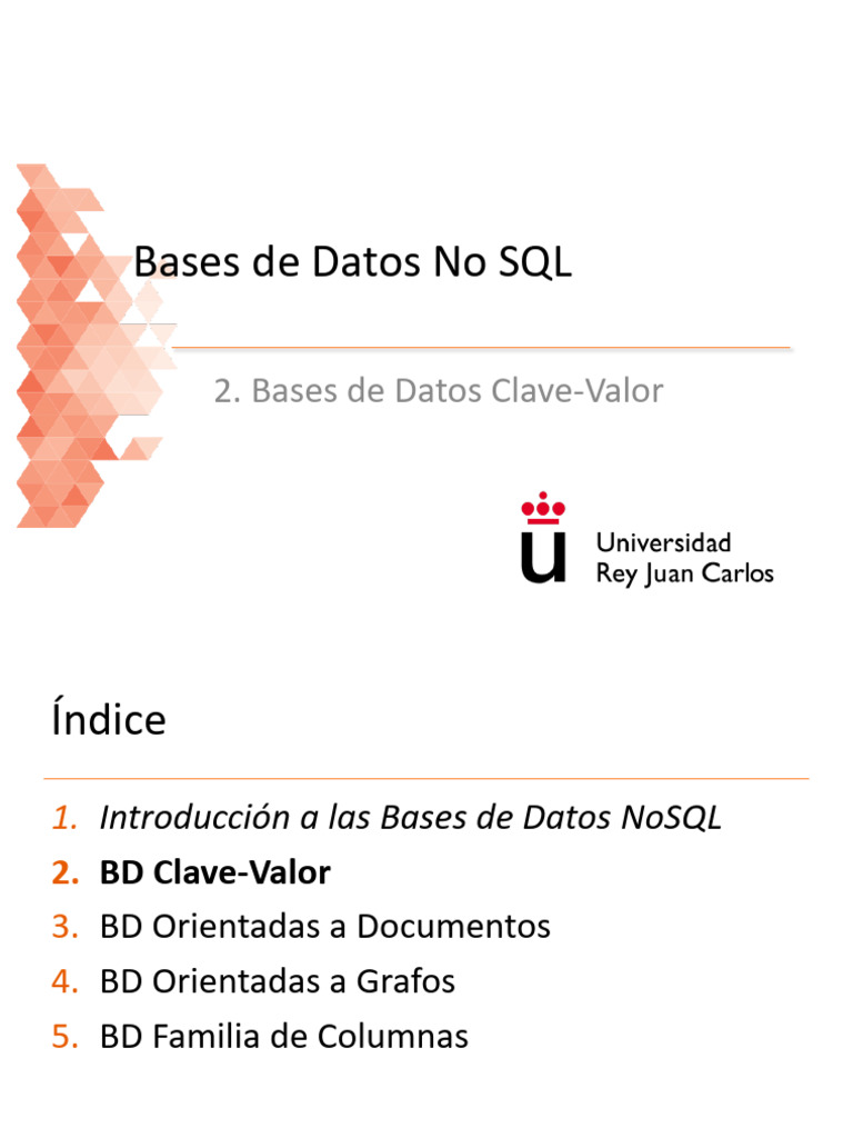 Base de Datos Clave-Valor | PDF | Base de datos relacional | Gestión de ...