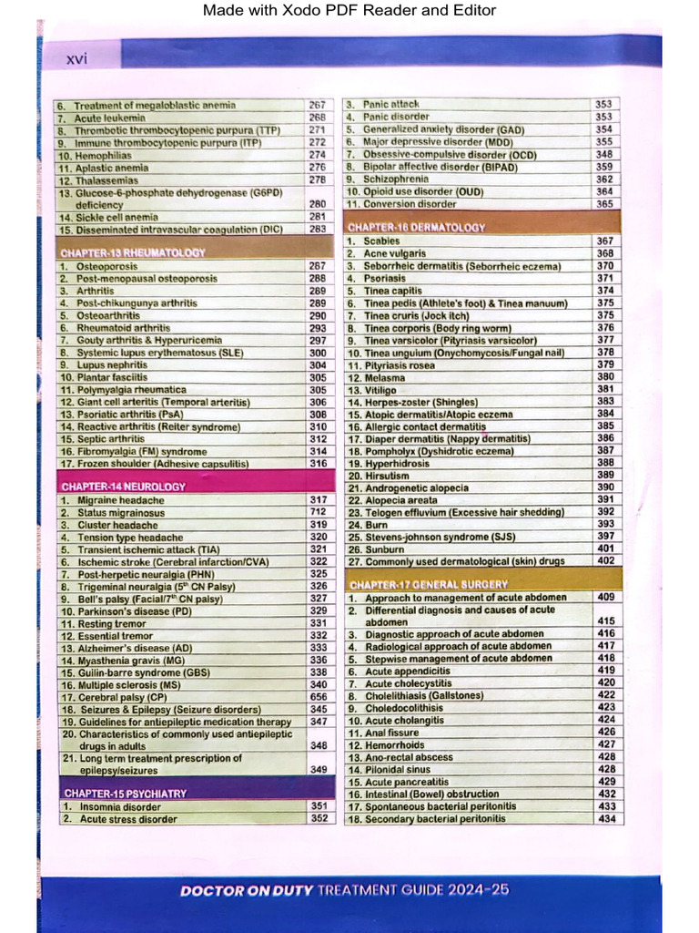 Rheumatology DOD | PDF