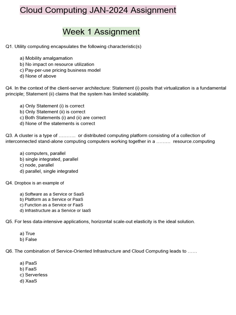 (Practice) Cloud Computing JAN-2024 | PDF | Cloud Computing | Open Stack