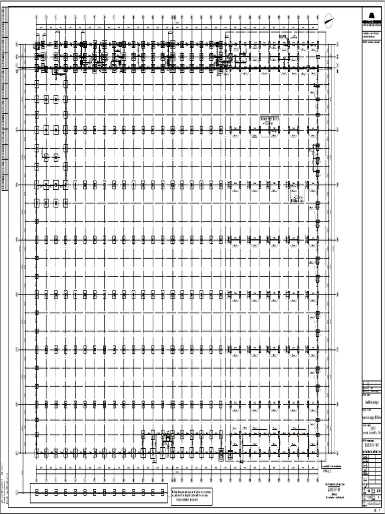 1409A5GT03A-08_Plan of Foundation Beam and Bearing Platform | PDF