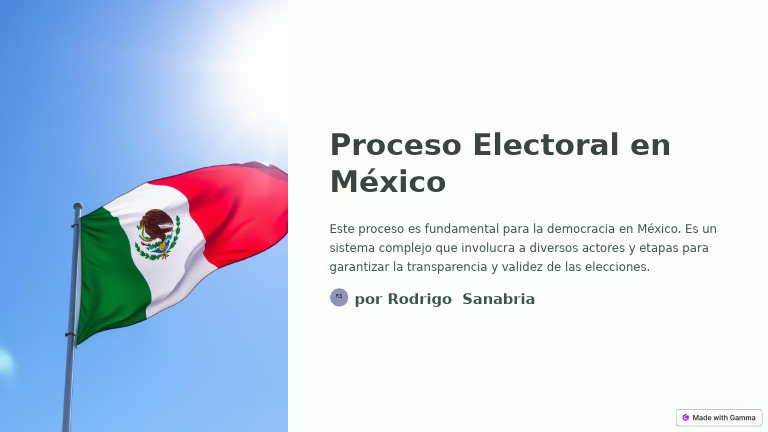 Proceso Electoral en Mexico | PDF