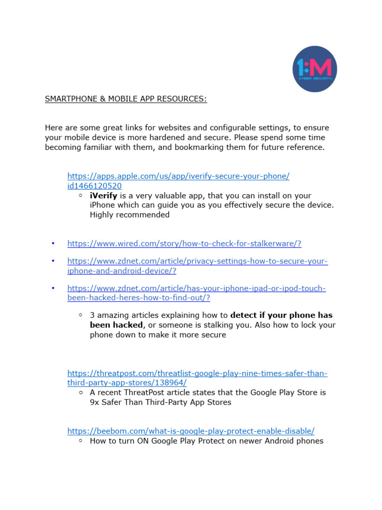 Smartphone - Mobile App Resources | PDF | I Phone | Mobile App