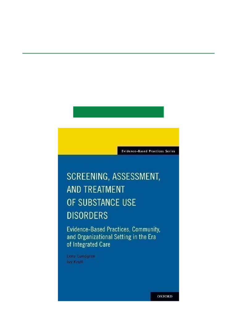 Substance Use Disorders: A Guide for Social Workers | PDF | Social Work ...