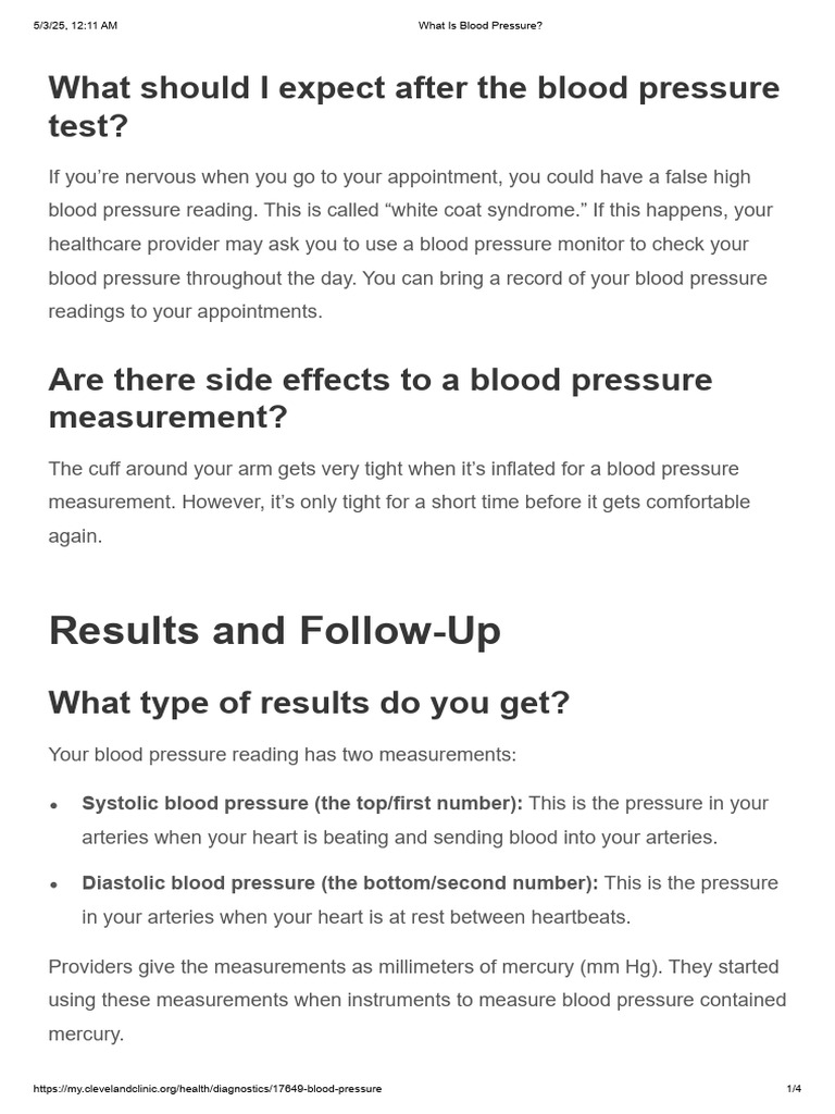 What Is Blood Pressure - 3 | PDF | Blood Pressure | Clinical Medicine