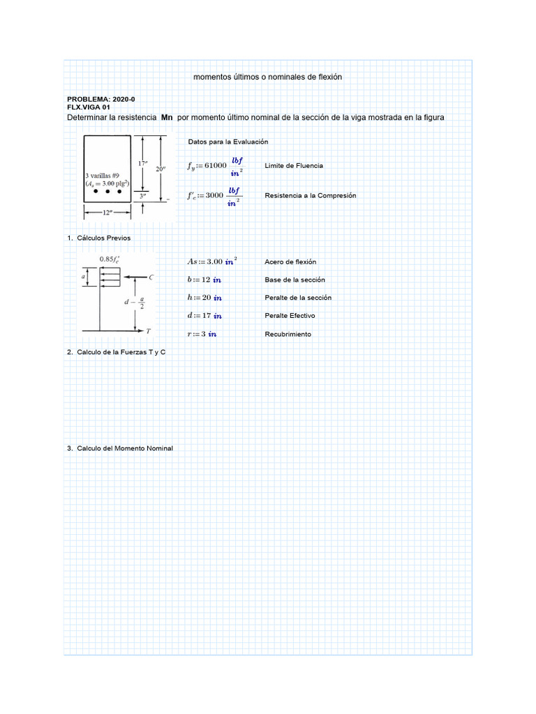 Ejercicio 1-Mathcad | PDF