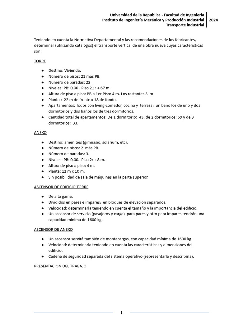 Problemas Ascensores | PDF | Ascensor | edificio