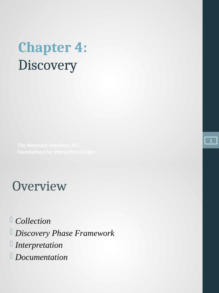 Chapter 4 - Discovery | PDF | Interview | Use Case
