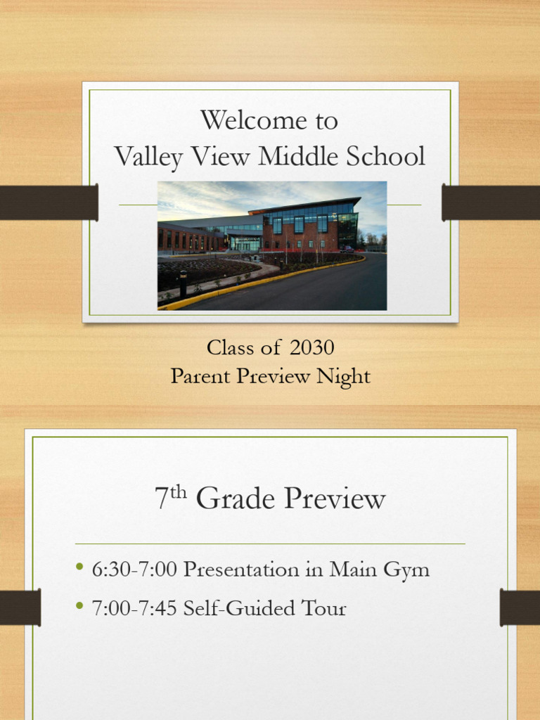 Welcome To Valley View Middle School | PDF | Cognition