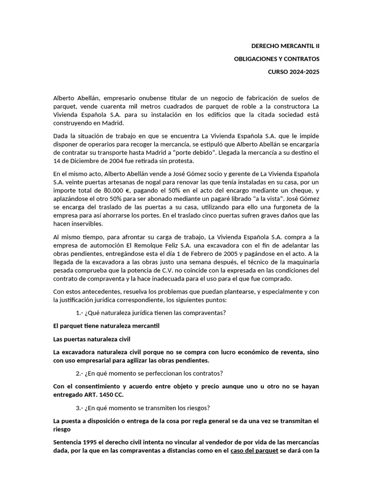 Caso Prã¡ctico Francisca | PDF