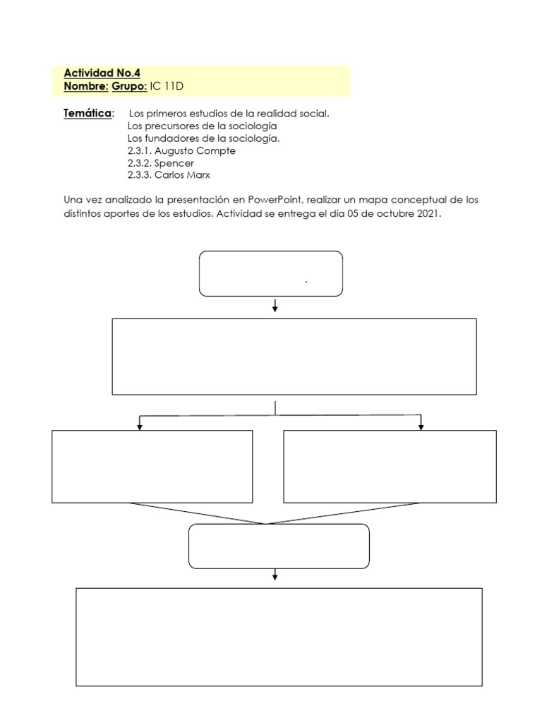 Actividad 4, Sociologia Ic 11D | PDF | Sociología | Sociedad