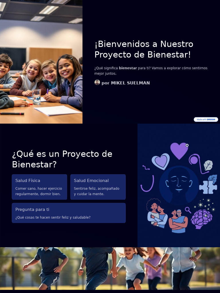 Proyecto de Bienestar: Salud y Apoyo | PDF
