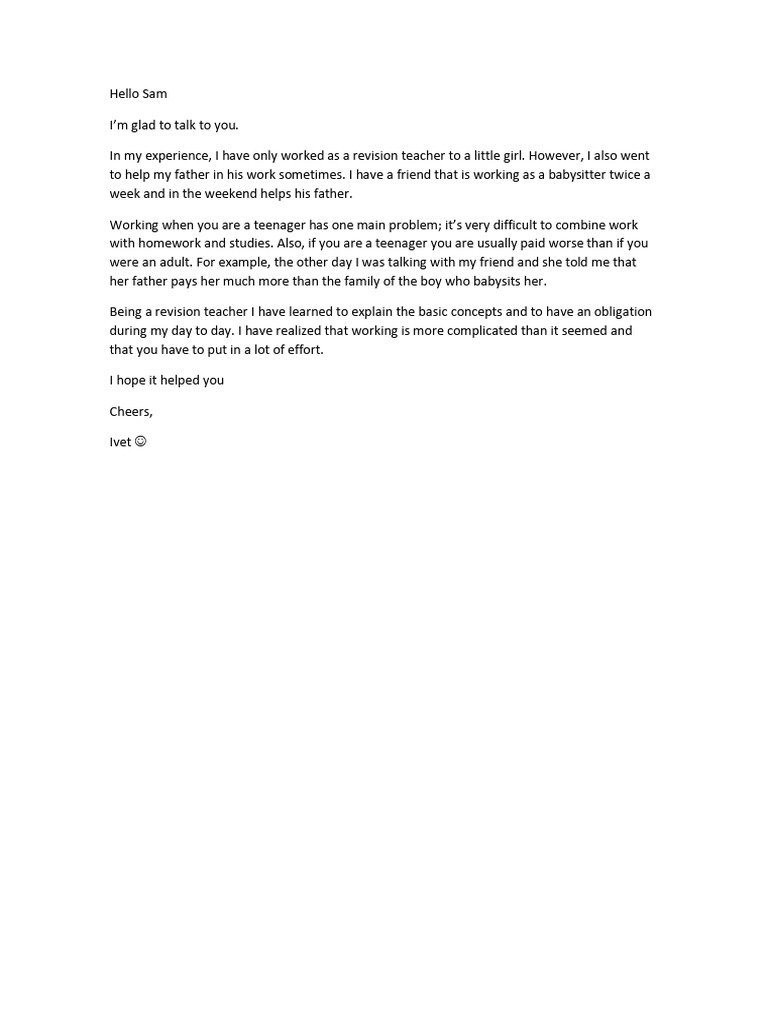 Hello Sam | PDF