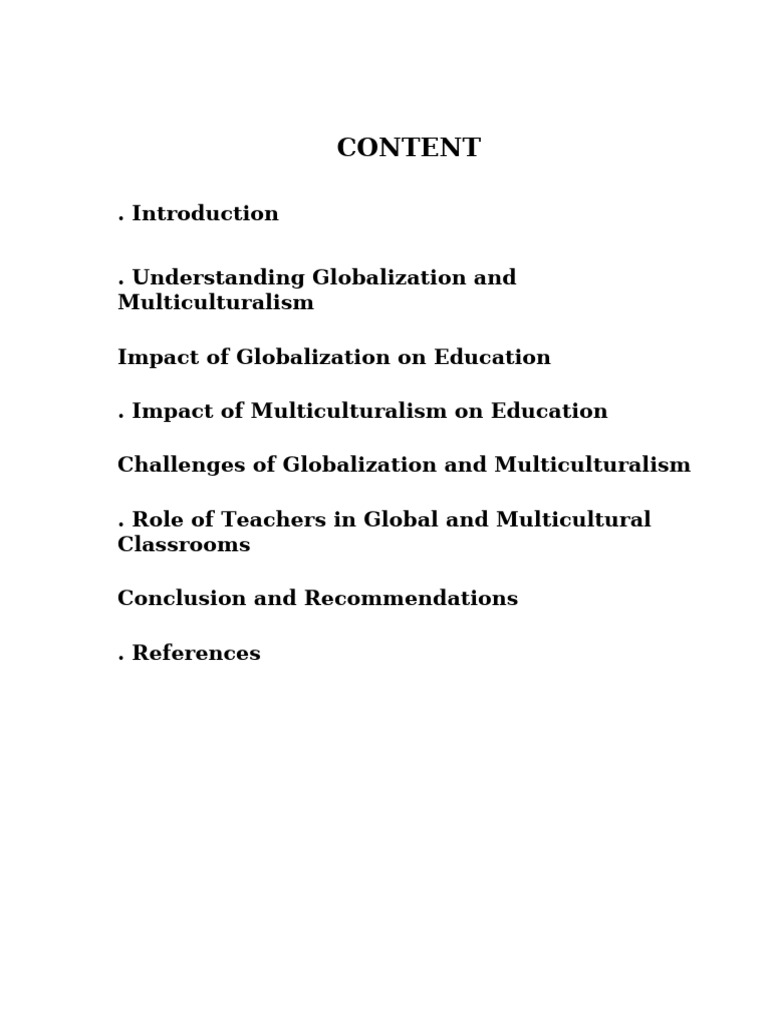 Globalisation and Multiculturalism111 | PDF | Globalization | Multiculturalism