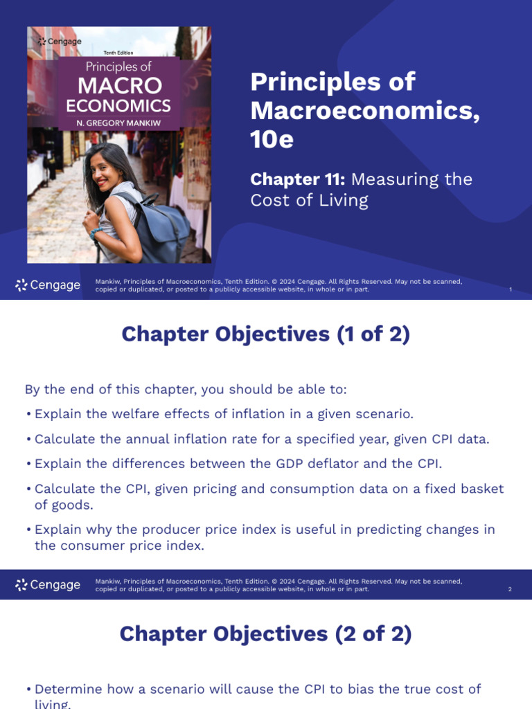 Mankiw PrinciplesofMacroeconomics 10e PPT CH11 | PDF | Cost Of Living | Consumer Price Index