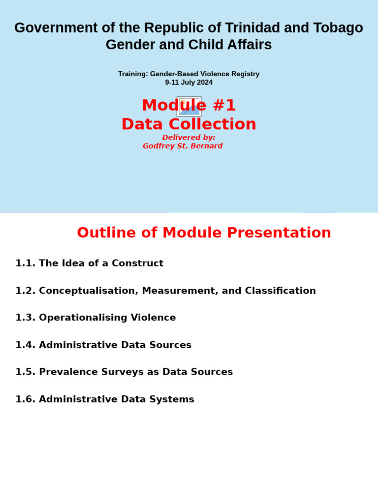 Revised - Module 11 - Gender Based Violence Registry Training | PDF | Violence | Domestic Violence