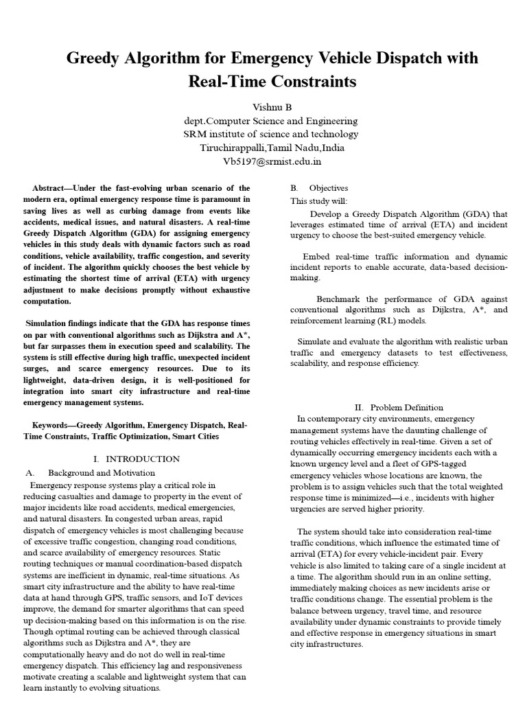 Vishnu B Dept - Computer Science and Engineering SRM Institute of ...