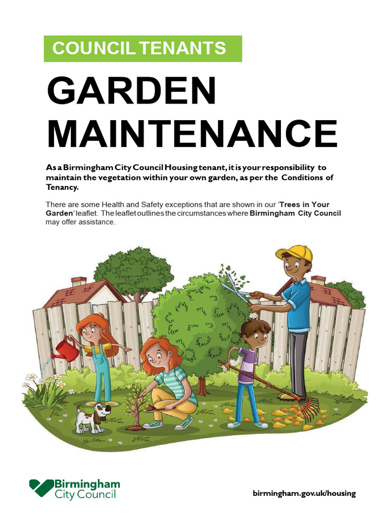Birmingham Garden Maintenance Guide | PDF | Pruning | Trees