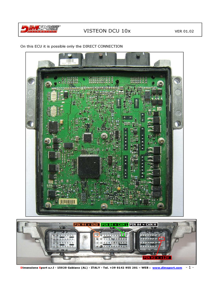 Visteon Dcu 10x 1033 | PDF