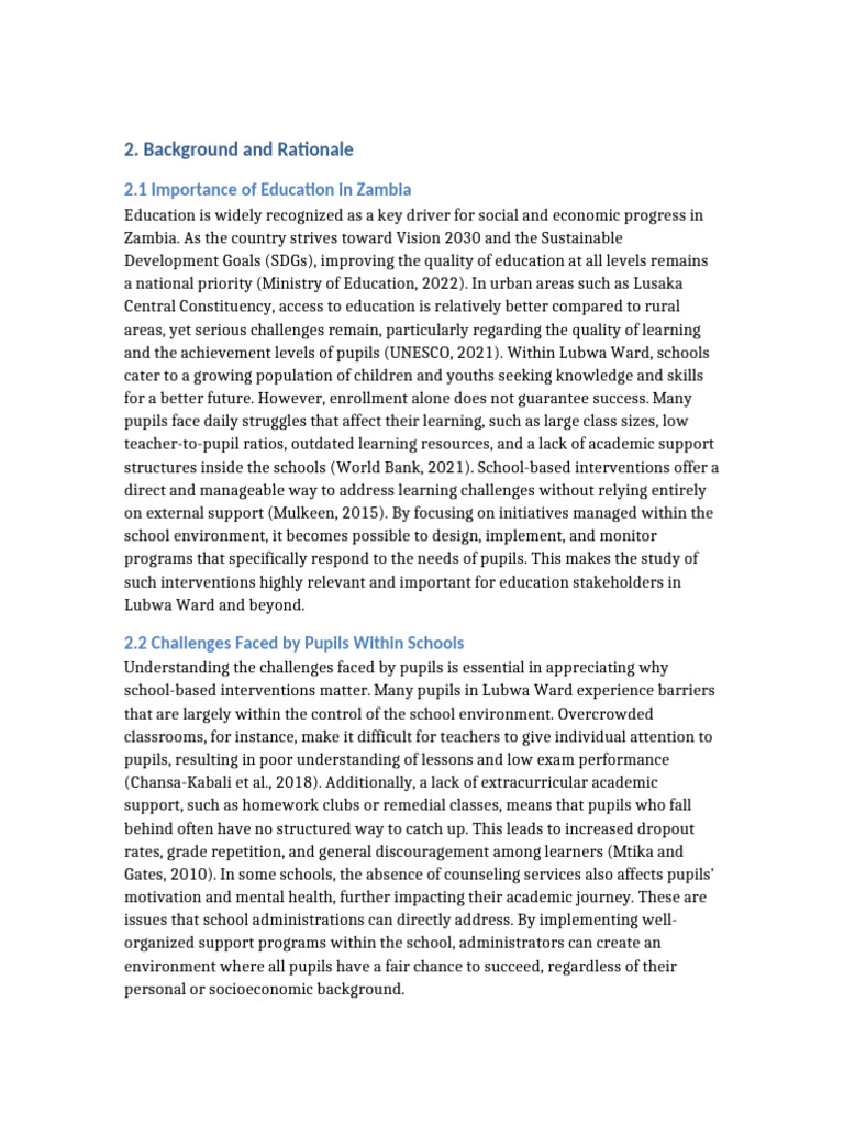 Research Proposal Background | PDF | Behavior Modification | Cognition
