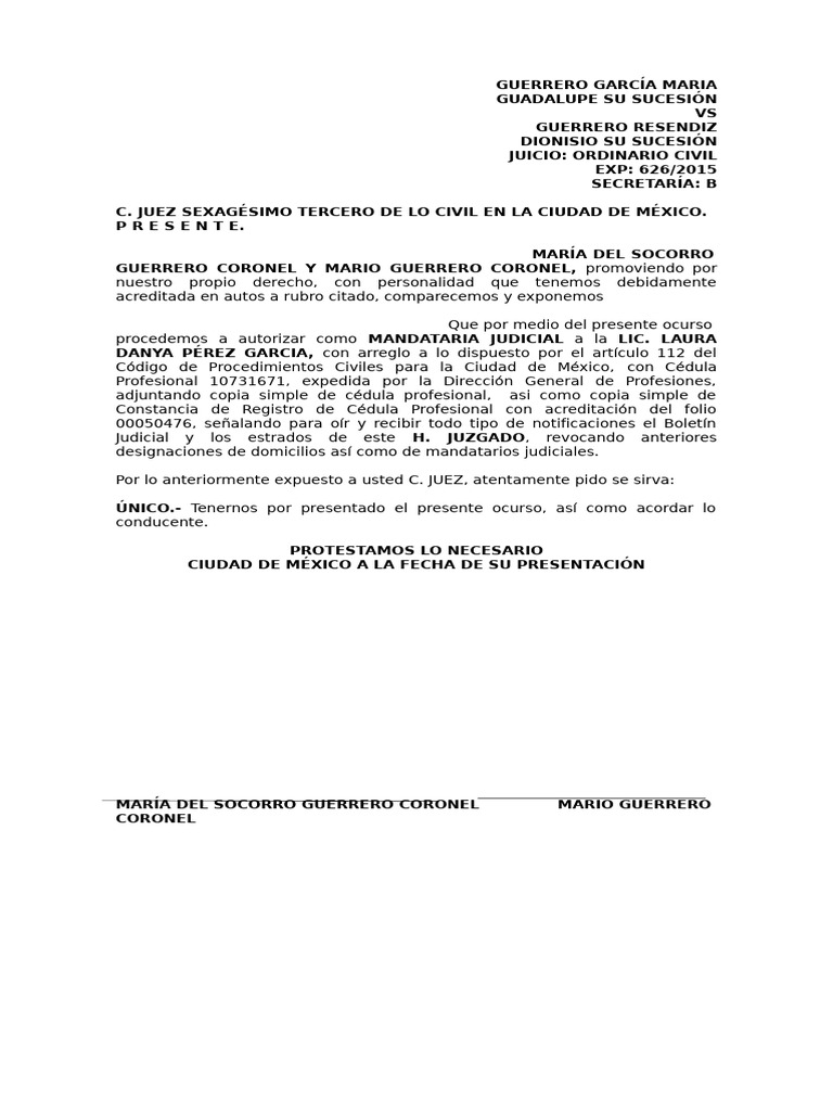 Autorización 626 | PDF