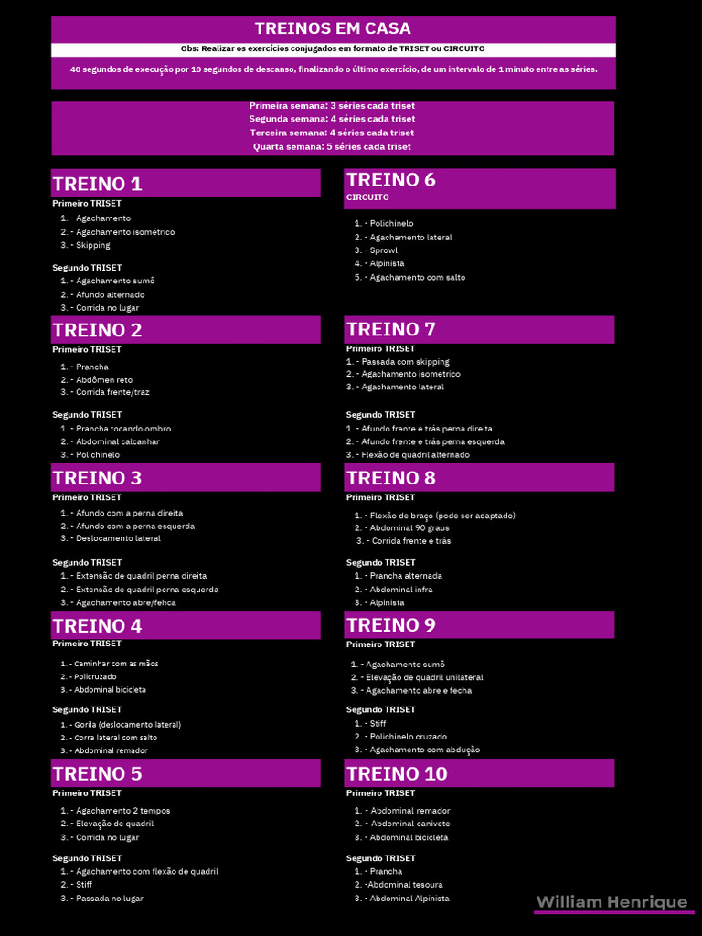 treinos-em-casa-protocolo-slim-2 | PDF