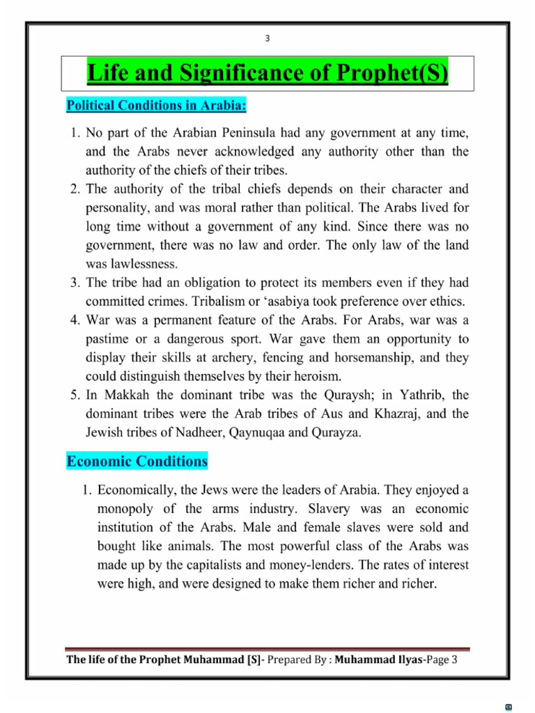 The_life_and_significance_of_Holy_ProphetS_3 | PDF