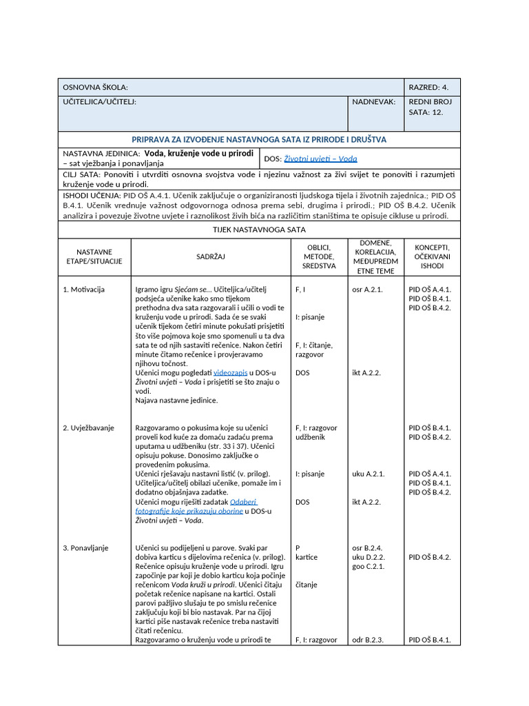 Ponavljanje Vip | PDF