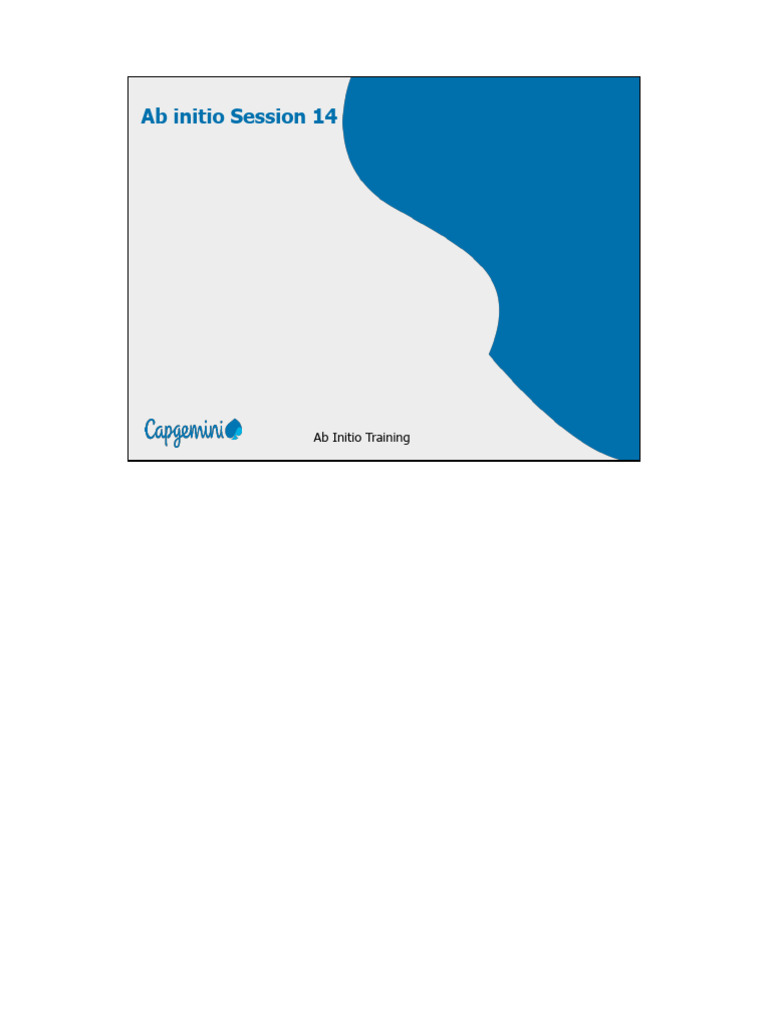 Pipeline Parallelism in Ab Initio | PDF | Parallel Computing | Ab ...