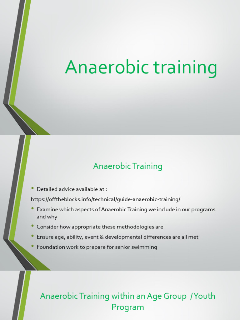 Essential Guide to Anaerobic Training | PDF | Swimming (Sport ...