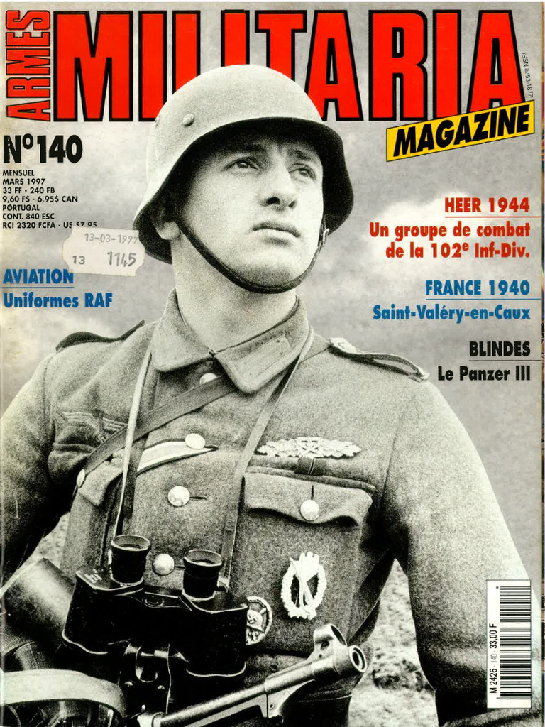 Armes Militaria N°140 - Herr 1944, Un Groupe de Combat de La 102 Inf ...