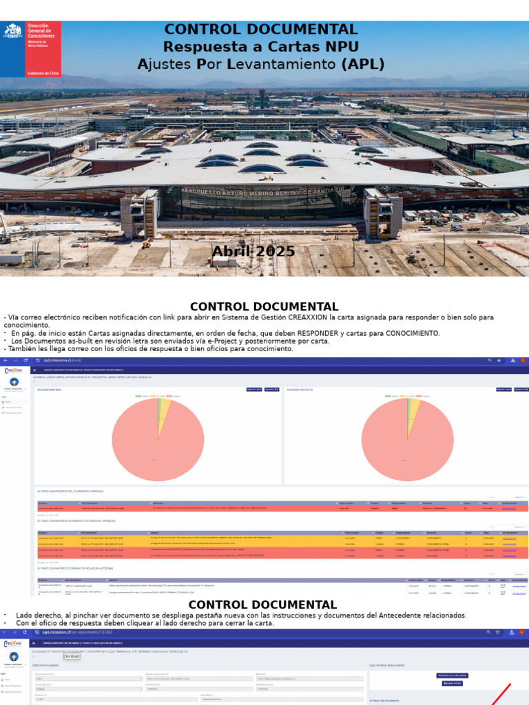 Capacitación Control Doc. + APL + Resp. Cartas v2 | PDF