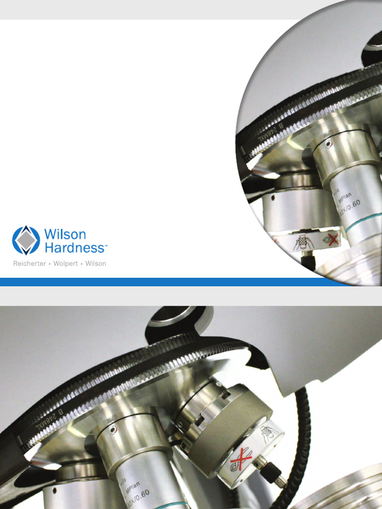 Wilson Rockwell Hardness Testers Overview | PDF