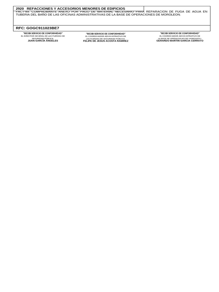 Justif Gastos 2 | PDF