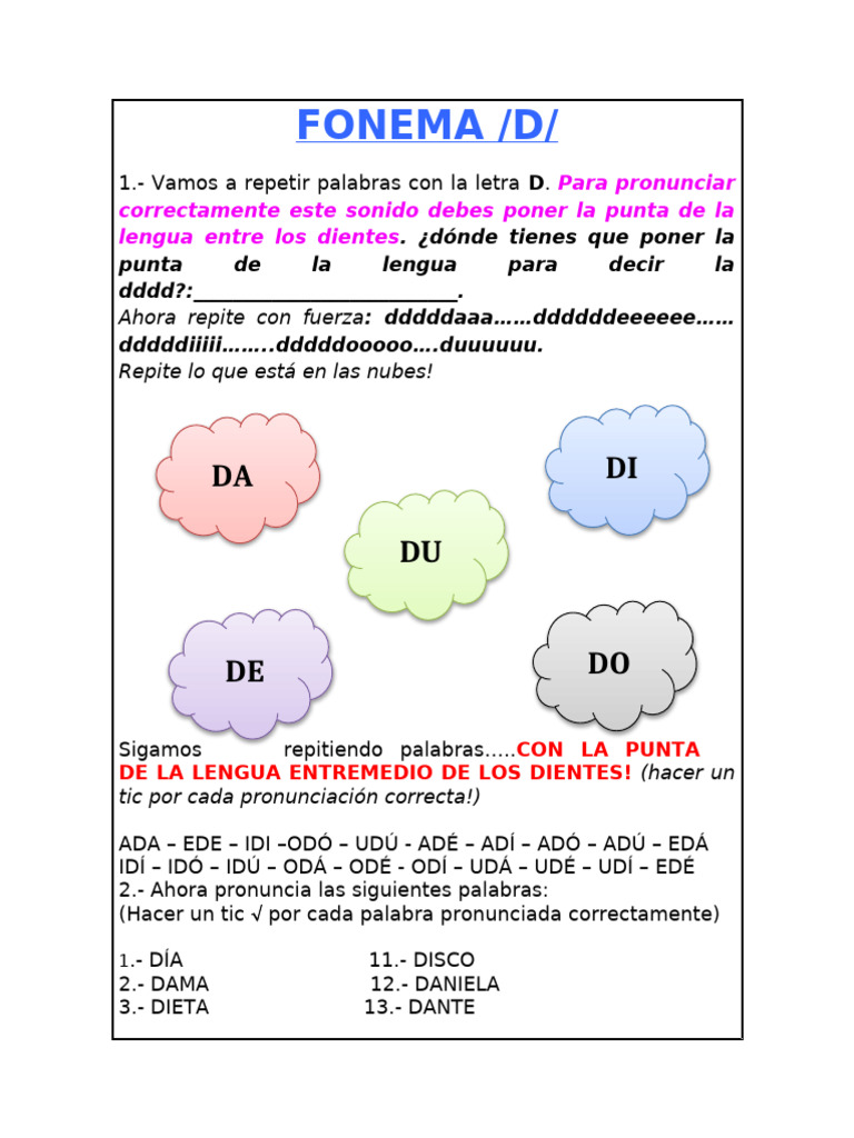 FONEMA D | PDF