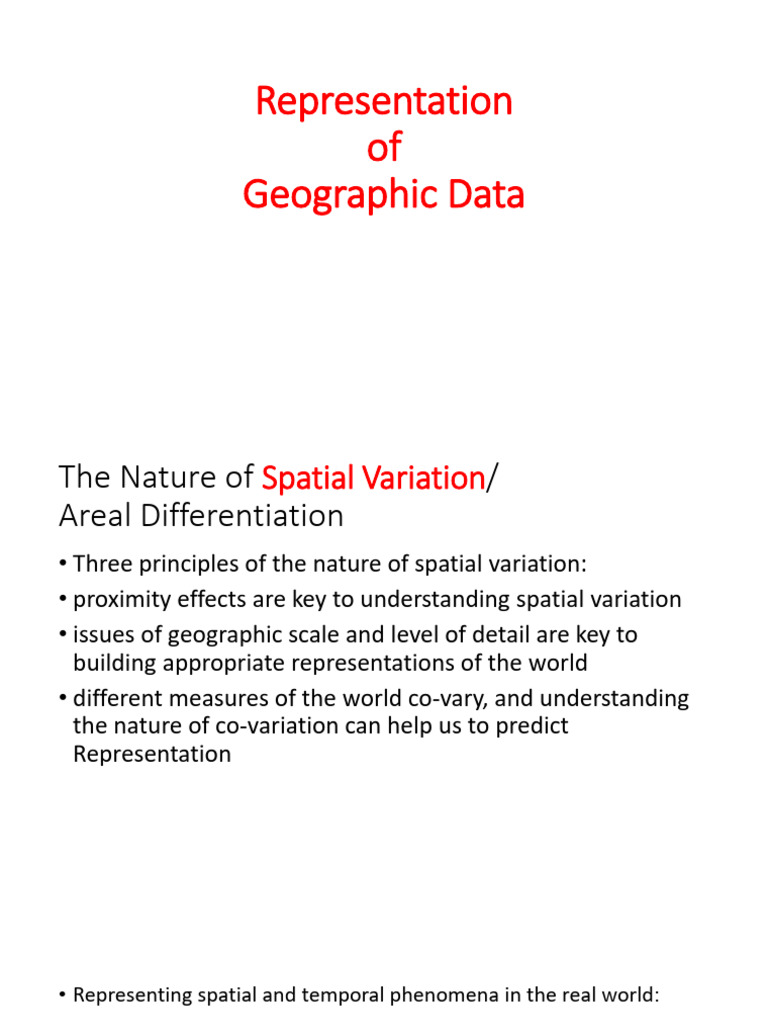 Data Representation in GIS | PDF | Spatial Analysis | Data
