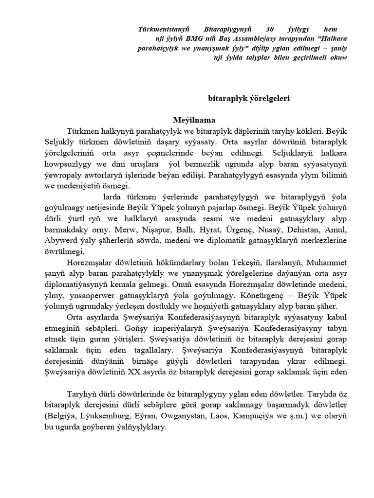 6-Njy Tema. Umumy Okuw. Akmyradow Ş. | PDF