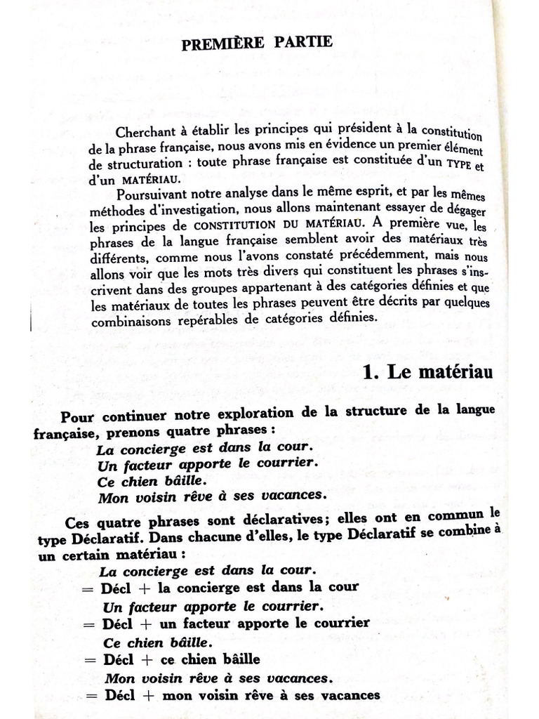 Les Constituants de La Phrase 1 | PDF