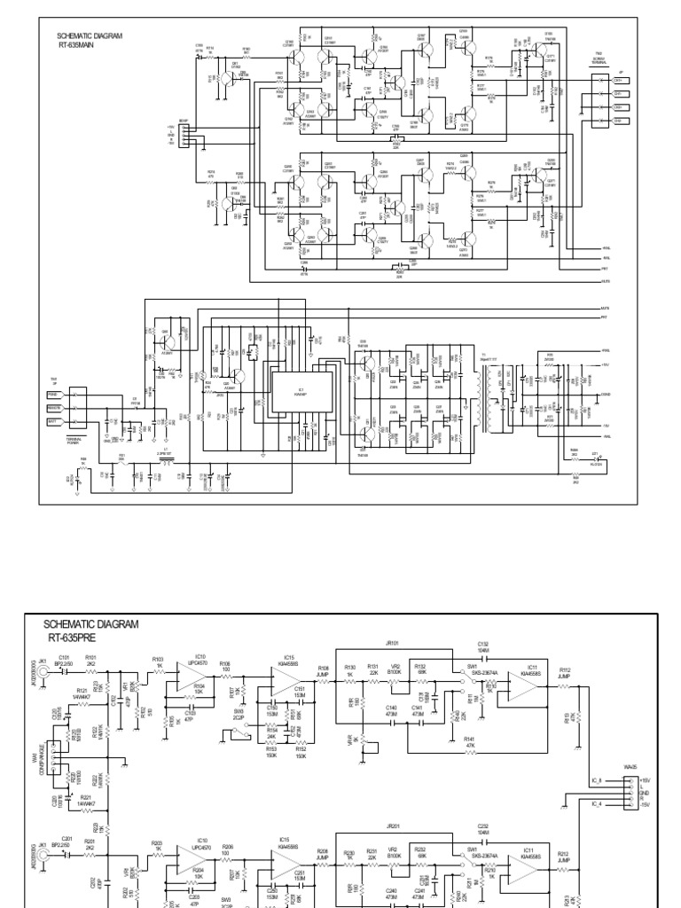 Boss rt-635 Amplifier SCH | PDF