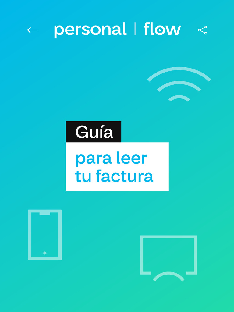 Guia para Leer Factura Personal | PDF