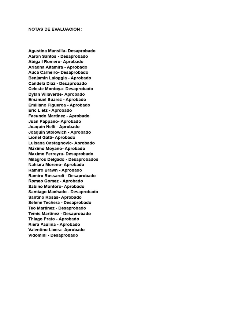 Notas Laboratorio 3ro | PDF