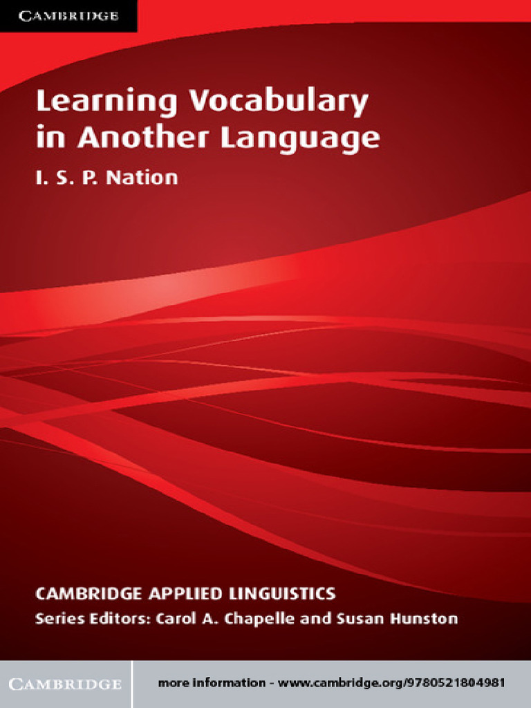 Learning Vocabulary in Another Language 1-50 | PDF | Vocabulary | Learning