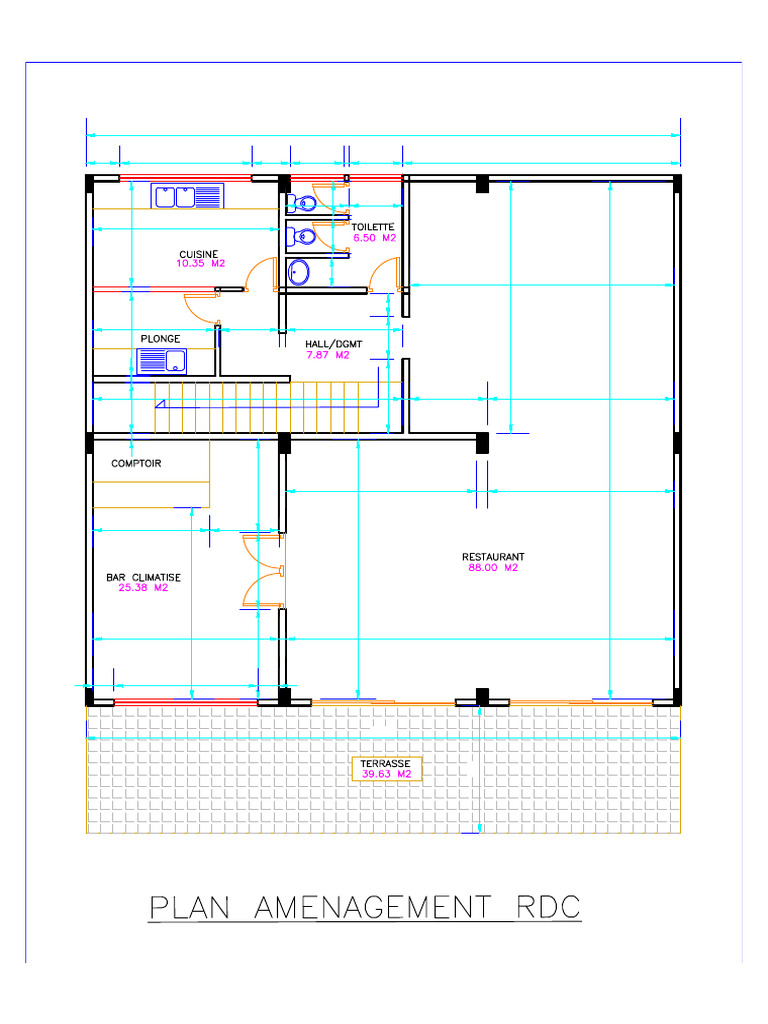 Plan Amenagement RDC | PDF