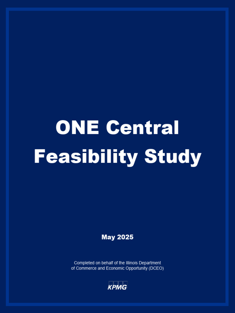 ONE Central Project Feasibility Study | PDF | Public–Private ...