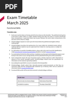 LCA Examination Schedule of Exams 2025 and Written Examination ...
